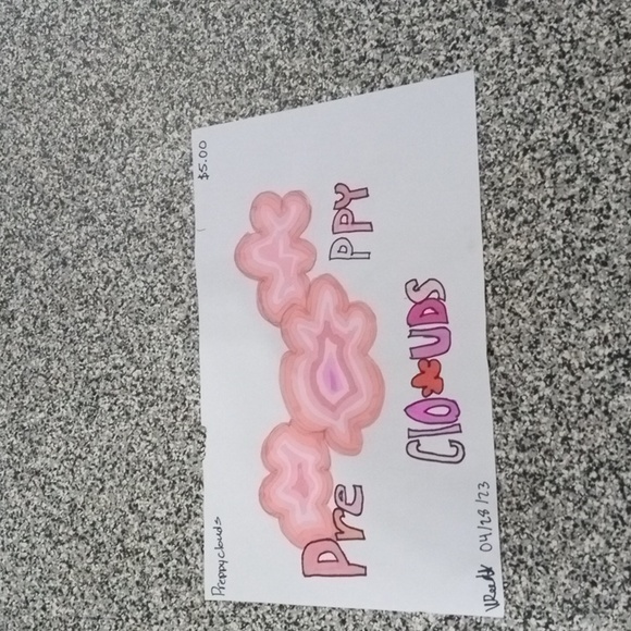 Art | Preppy Clouds Art Piece | Poshmark